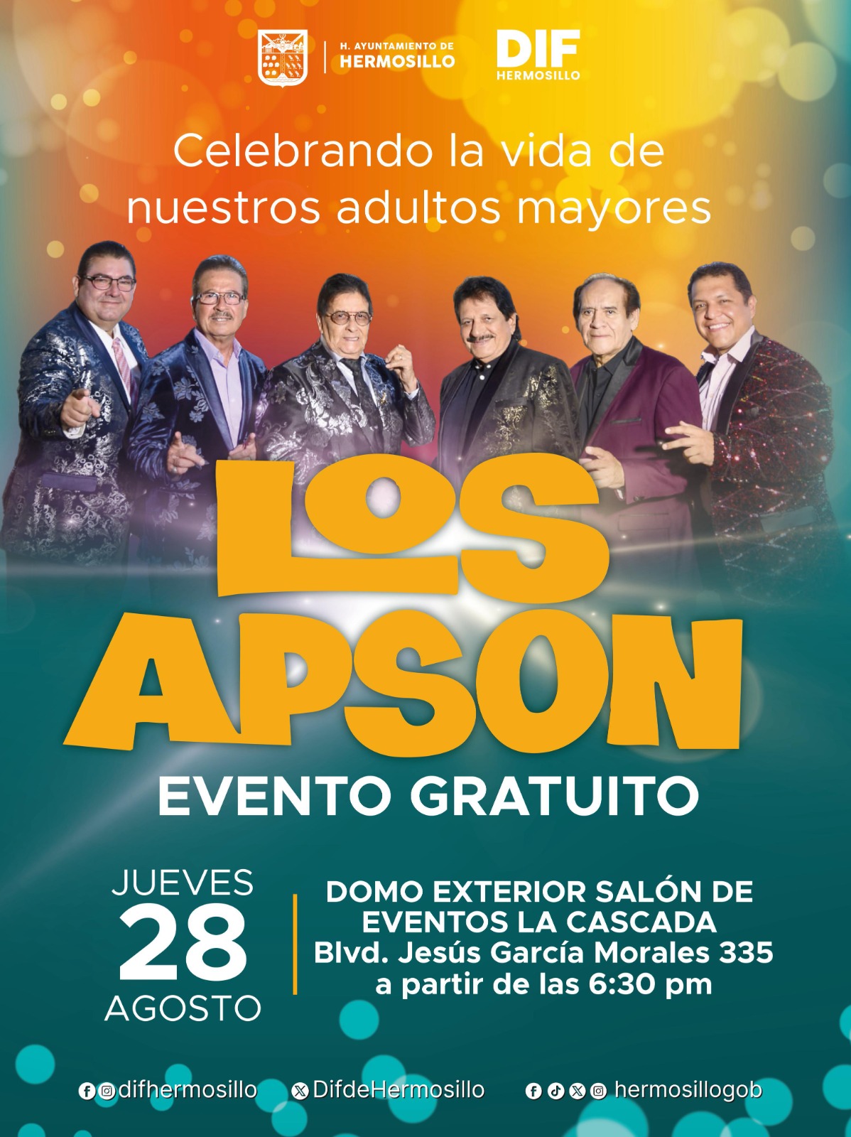 Ofrecerá Ayuntamiento de Hermosillo concierto gratuito de Los Apson a ...